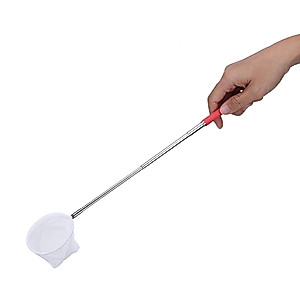 01 Fishing Net, Fishing Catch Net, Long Handled Fishing Net Retractable Fishing Net Telescoping for Fishes Crab Shrimps Lobster