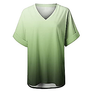 White Tunic Plus Kimono Tops for Women Clothing line for Women Womans Flannel Women Long Sleeve Waffle Knit Pullover Tops v Neck Button Shirts Blouses 3/4 Sleeve Blouses