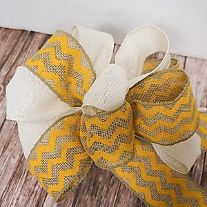 CT CRAFT LLC Canvas Wired Ribbon for Gift Wrapping, Home Decor, Decoration DIYs and Crafts, 2.5 Inch x 10 Yards x 1 Roll - Gray