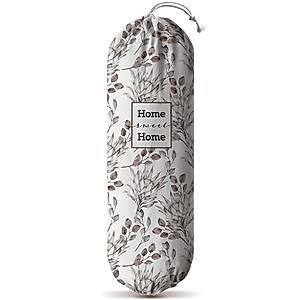 Hglian Grocery Plastic Bag Holder and Dispenser,Watercolor Leaves Plastic Bags Organizer Shopping Bags Carrier Storage,Farmhouse Home Kitchen Decor, Gifts for Women Grandma Mom