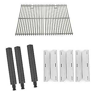 Grill Parts Zone Jenn Air 720-0163 Kit Includes Cast Burners, Heat Shields and Solid Stainless Grates