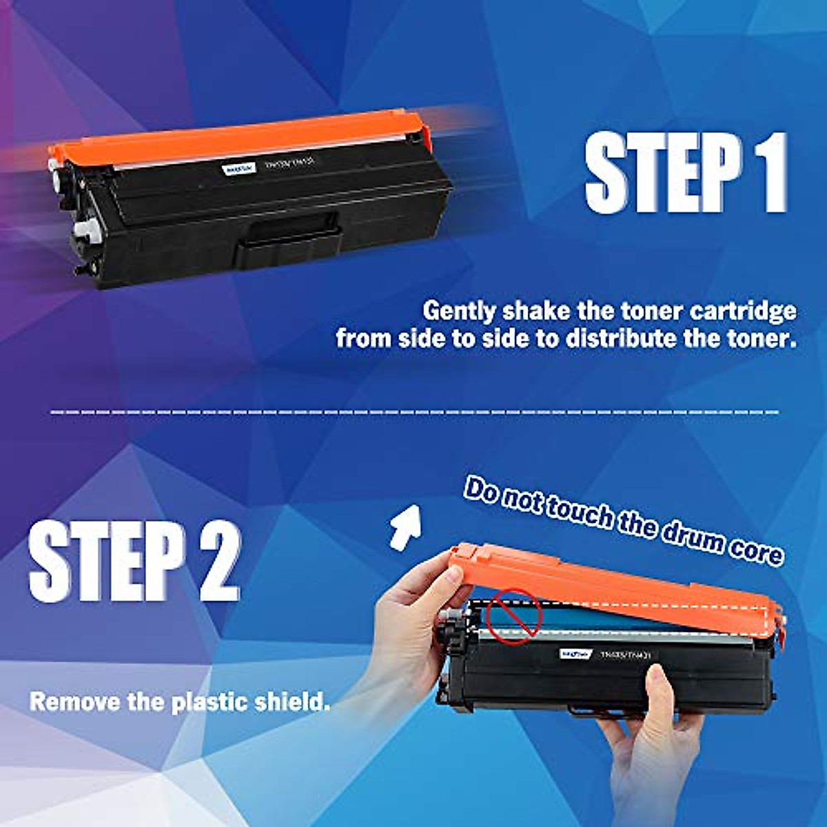 INK E-SALE Compatible Toner Cartridge Replacement for Brother TN433 TN431 High Yield, 4 Pack, Black Cyan Yellow Magenta