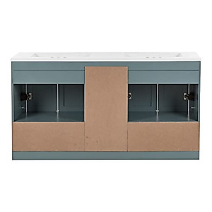 Spring Mill Cabinets Nimay Bathroom Vanity with Sink, Sage
