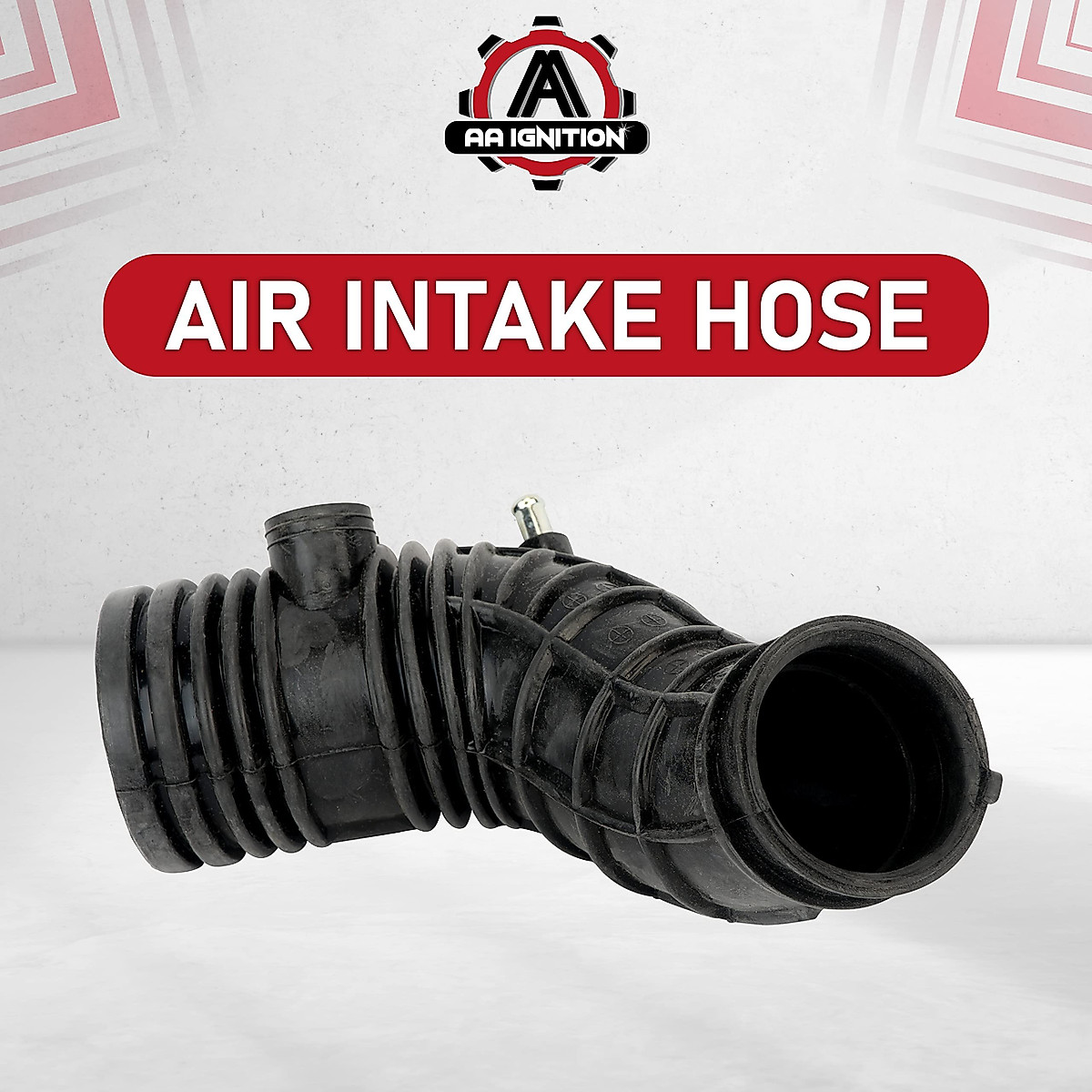Air Intake Hose By AA Ignition - Air Box Filter Tube - Compatible with Honda Accord 2.4L 2003-2007 Vehicles - Replaces Part Numbers 696-739, 17228-RAA-A00
