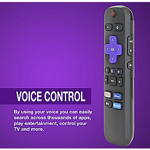 OEM Replacement RC-AL2 for Roku Stick Remote Control RCAL2 Roku Remote - RF with VOICE - Works with Roku Streaming Stick Remote HDMI Version for Roku Streaming Stick (HDMI Version)