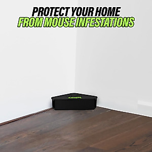 Mouse Bait Stations for Mice Outdoor & Indoor with Keys Fully Safety Design and Key Required Keeps Child and Dog Safe, Tamper-Proof, Weatherproof, Refillable & Reusable, Only for Small Mice, 6 Pack