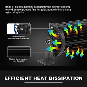 DOT 22Inch Triple Row 450W LED Light Bar+2PCS 4Inch Led Fog Cube Pods+Wiring Kit for Driving Lamps Marine Boat Ram Polaris Honda Can Am Defender Dodge GMC UTV ATV Frontier Commander Tractor 4 Wheeler