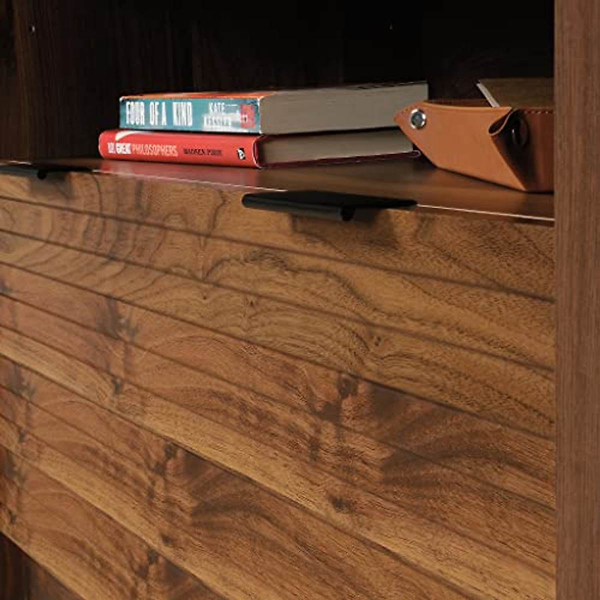 Sauder Harvey Park Lateral File, Grand Walnut Finish