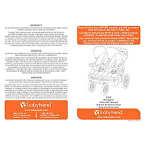 Baby Trend Navigator® Double Jogger, Tropic