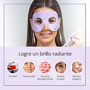 myolift 7E Wellness Conductive Eye Facial Mask Microcurrent Machine - Skin Care Tools for Microcurrent Facial Device - Instant Face Lift, Anti Aging, and Skin Tightening - Up to 10-12 Uses