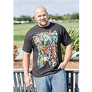 Marvel mens Marvel Team Ups Group Shot T-shirt novelty t shirts, Black, X-Large US