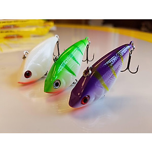 Northland Tackle Rippin' Shad Fishing Hook - Freshwater Fishing Lure for Bass, Walleye, Trout, Crappie, & Others - The Perfect Bait in Any Kit (Wonderbread, 2", 3/8 Oz)