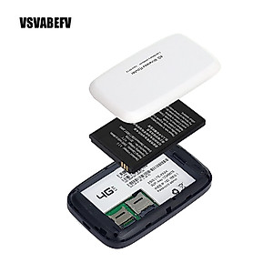 4G LTE Mobile WiFi Router with SIM Card Slot for Travel, Unlocked Portable WiFi Router Hotspot Devices for Travel, ATT T-Mobile Hotspot Devices Portable WiFi Hotspot, Support B2/B4/B5/B12/B17