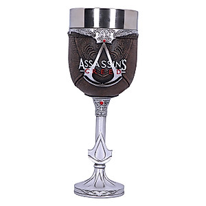 Nemesis Now Officially Licensed Assassins Creed Brown Hidden Blade Game Goblet, Resin, 1 Count (Pack of 1)