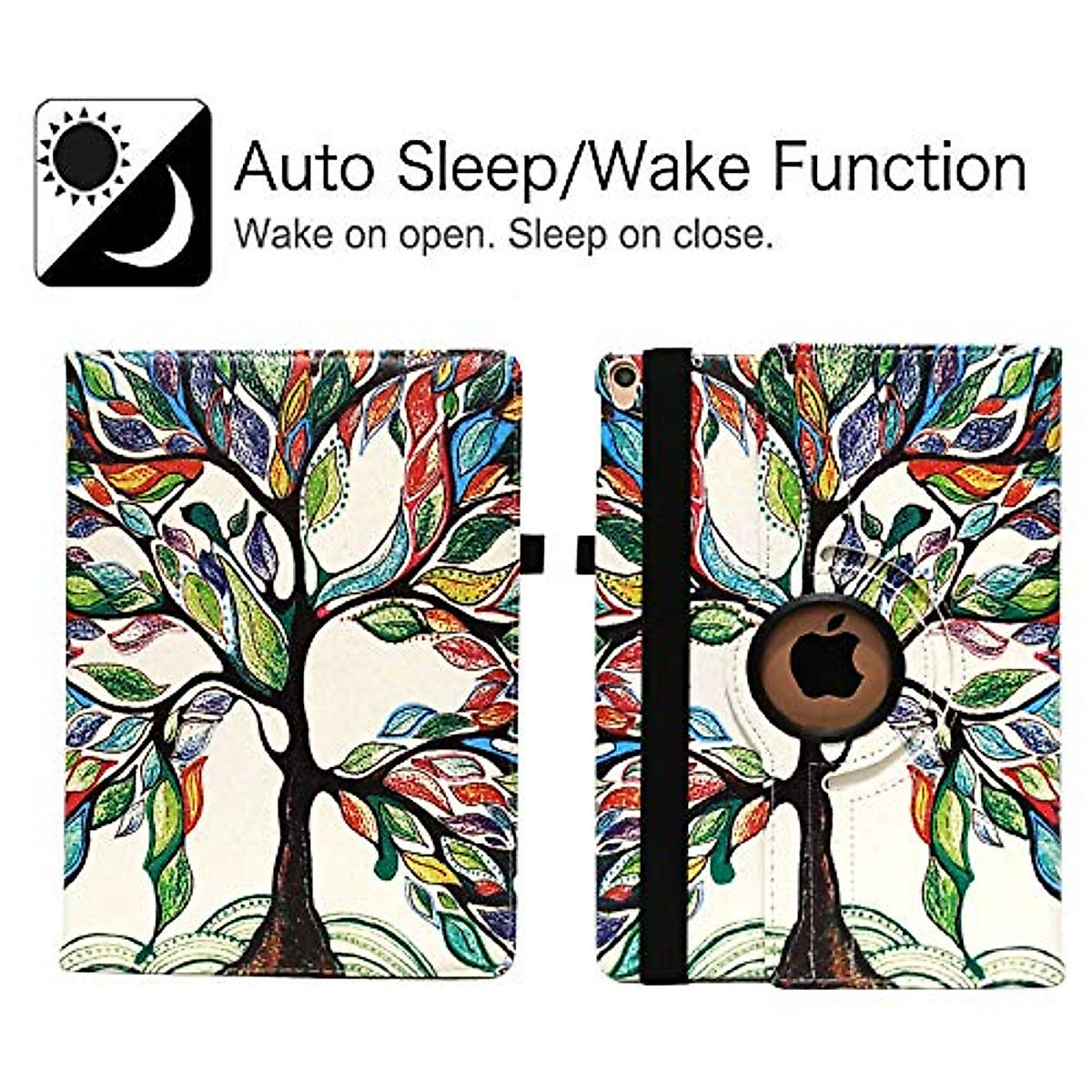 iPad Air (3rd Gen) 10.5" 2019 / iPad Pro 10.5" 2017 Case,360 Degree Rotating Stand Smart Case Protective Cover with Auto Wake Up/Sleep Feature Cover for (A2152/A2123/A2153/A2154 / A1701/A1709)