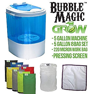 5 Gallon Bubble Magic Washing Machine + Ice Hash Extraction 8 Bags Kit GROW1
