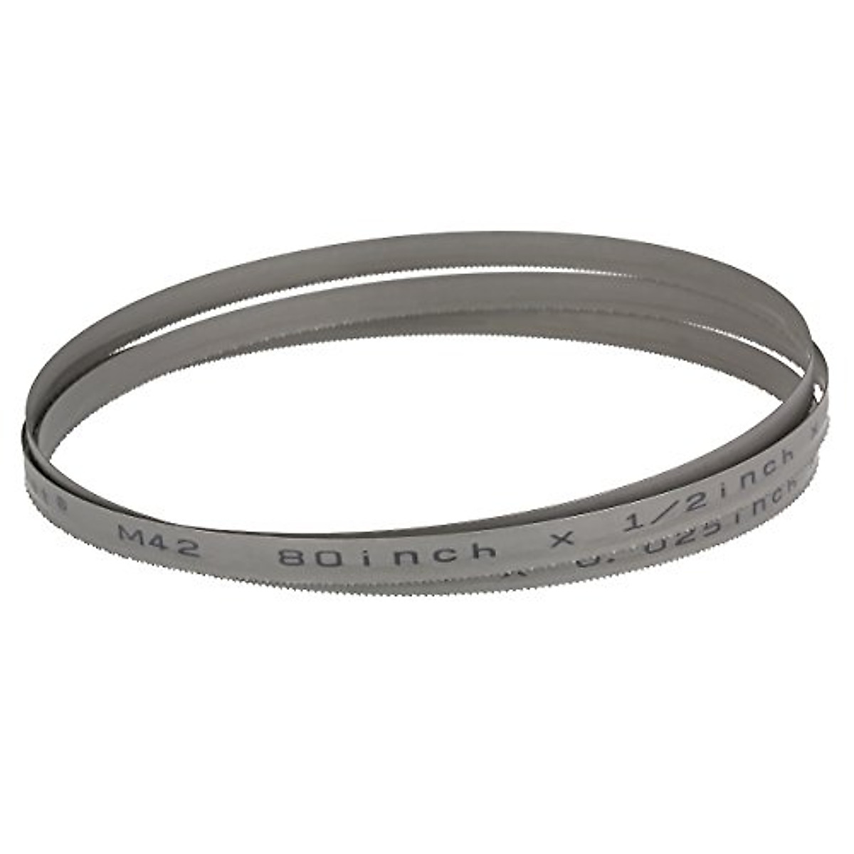 Imachinist S801224 80" x 1/2" x 24TPI Bi-Metal Band Saw Blades M42 Grade for Cutting Soft Ferrous Metal