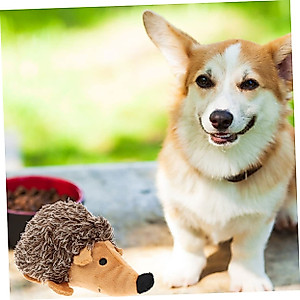 Mipcase 8 Pcs Pet Toy Hedgehog Shaped Molar Toy Dog Chewing Toys Dogs Training Toys Teething Toy Soft Toys Dog Dental Chew Toys Hedgehog Stuffed Dog Toy Dog Molar Toy Plush Puppy The Dog