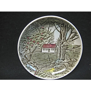 JOHNSON BROTHERS COASTER FRIENDLY VILLAGE 4 1/4"
