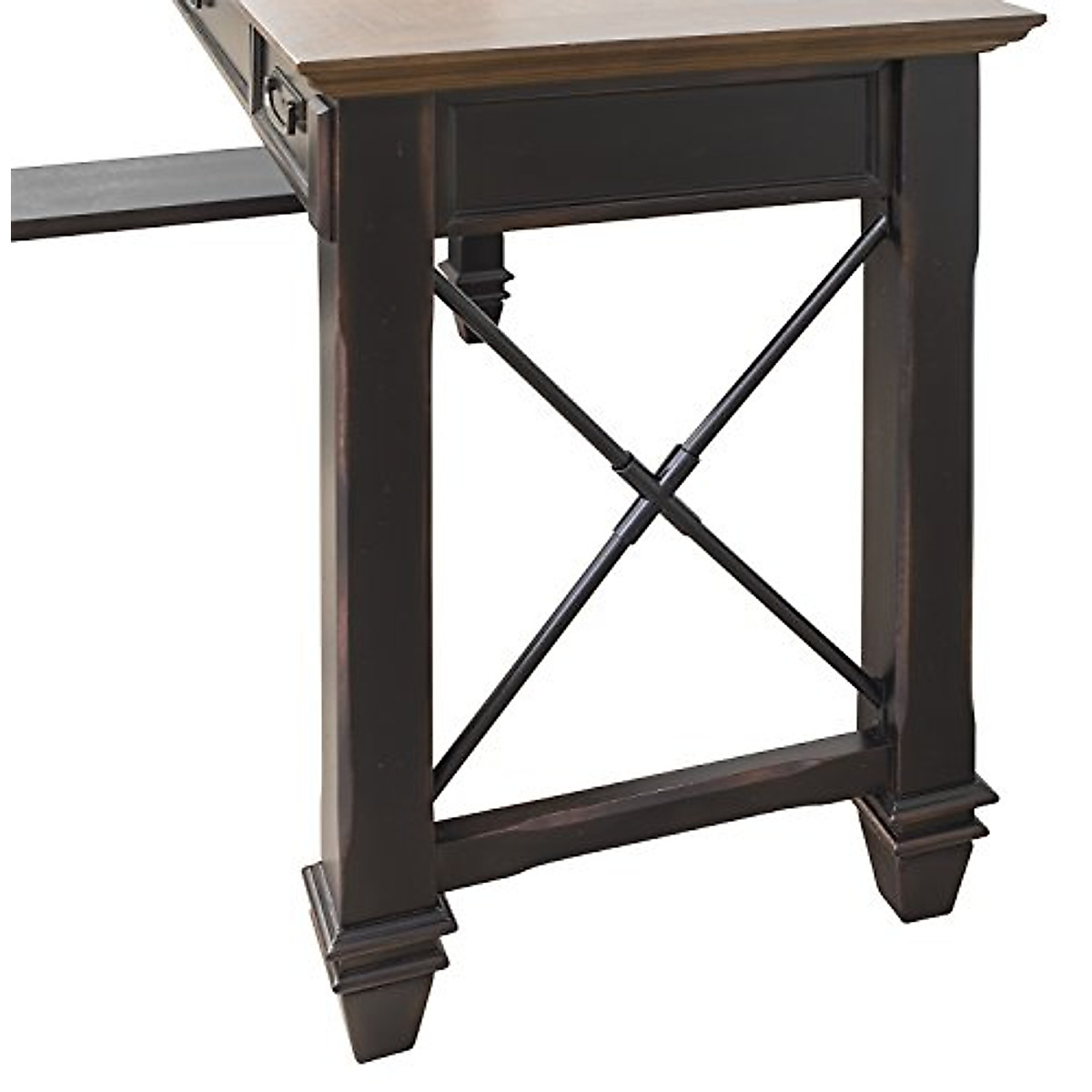 Martin Furniture Hartford Open L-Shaped Desk, Brown