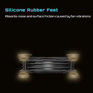 upHere U1206 USB Fan Dual-ball bearings Rainbow LED Silent 120mm Fan for Computer Cases Computer Cabinet Playstation Xbox Cooling