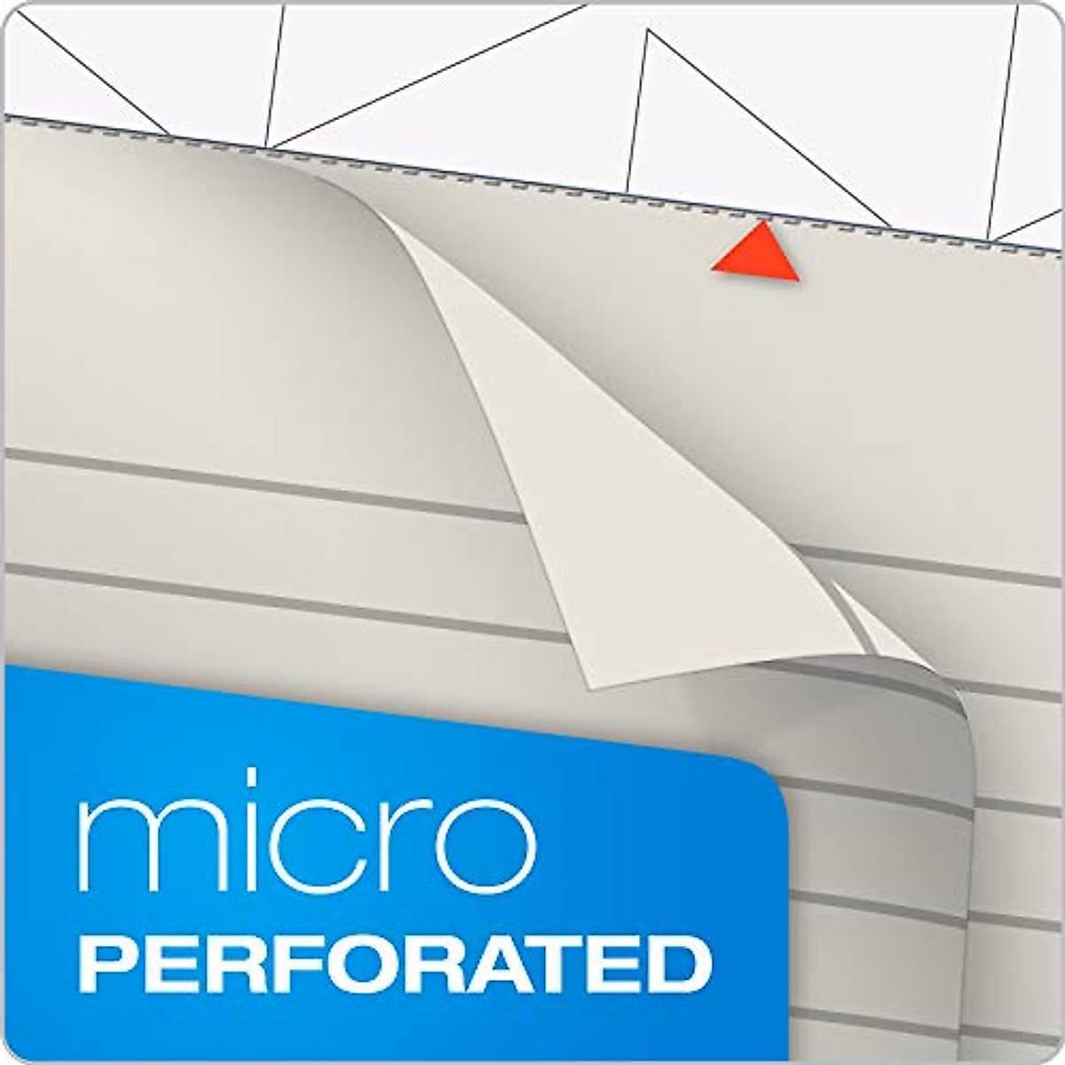 TOPS Prism Plus 100% Recycled Legal Pad, 5 x 8 Inches, Perforated, Ivory, Narrow Rule, 50 Sheets per Pad, 12 Pads per Pack (63030)