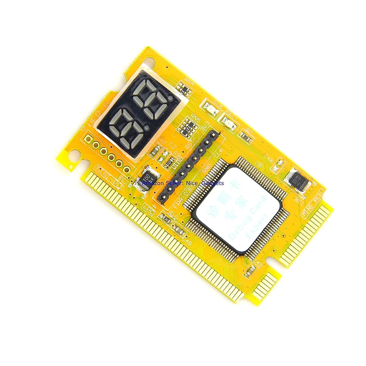 Lingvetron PC Computer PSU and Motherboard Tester Tool PCI & ISA SDRAM Post Test Card Diagnostic Analyzer Starter Kit 4 Digital / 8 LED/Bios Speaker/Mobo Power Switch All in One Carrying Case