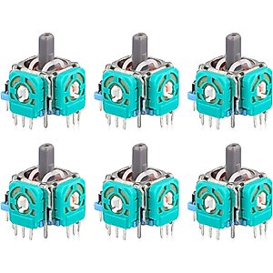 EEEKit 3D 6-Pack Replacement Joystick for PS4 Dualshock 4 Xbox One Controller Xbox Elite Controller