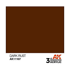AK Interactive 3rd Gen Acrylic Dark Rust 17ml
