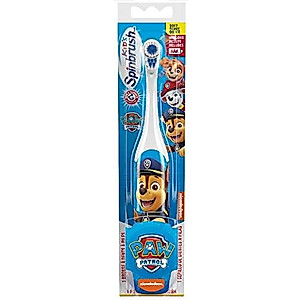 BCE Trends Paw Patrol Electric Toothbrush & Toothpaste 4.2 Oz (Chase, Blue, Battery Powered, Kids, Dog Theme)