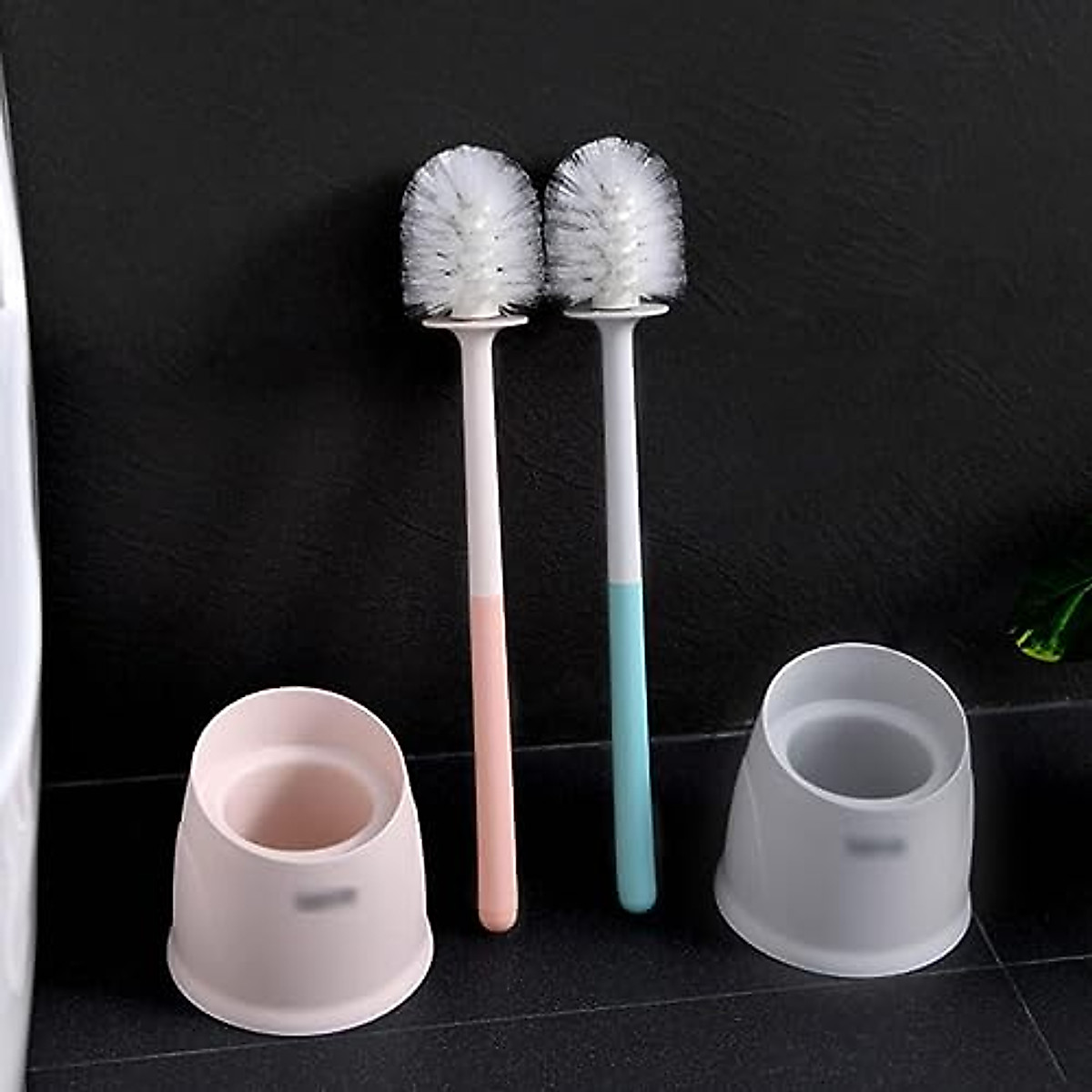 Plastic Brush Toilet Brush Detachable Design Toilet Cleaner Brush Home Floor Stand Toilet Bowl Brush and Stand Set