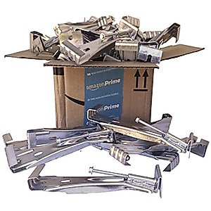 Speed Screw 6 inch gutter hanger with clip 50 pack
