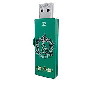 EMTEC Harry Potter M730 USB 2.0 Flash Drive - 32GB-Slytherin & Hogwarts Duo Pack (ECMMD32GM730HP02P2)