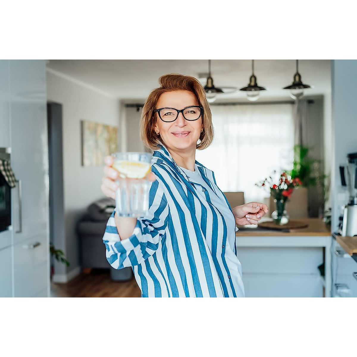 Lavo Home 2 Pack 5 Gallon Plastic Water Bottle Container with Cap & Carrying Handle - BPA Food Grade For Emergency Storage