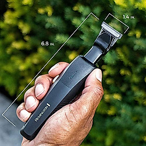 Remington Ultimate Precision Multigroomer Powered Hair Clipper, 6"x4"x2", Black