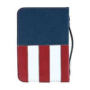 Divinity Boutique Stand Firm Patriotic Bible Cover Case, Medium, Navy