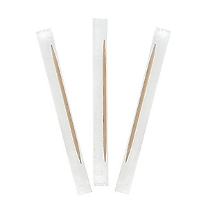 Royal Mint Individual Cello Wrapped Toothpicks, Package of 1000, 1-Pack, Beige