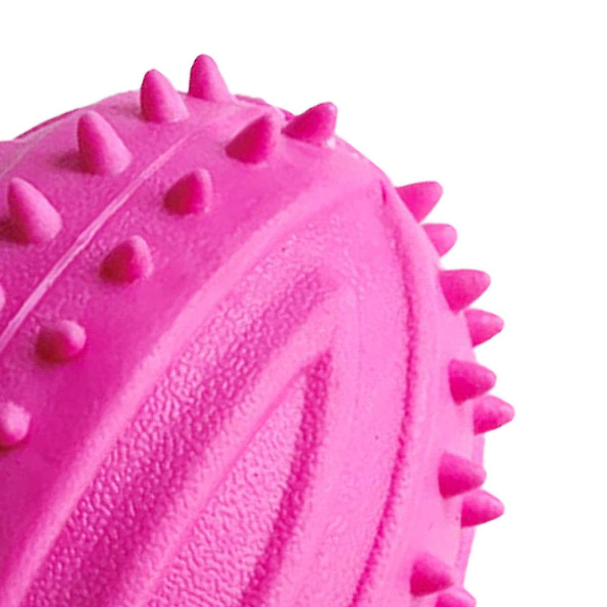 ZYLLZY Pet Rugby Balls, Bite Resistant Teeth Grinding TPR Interactive Dog Chewing Toy, Dog Rugby Balls Toy for Puppy Small Medium Large Pets