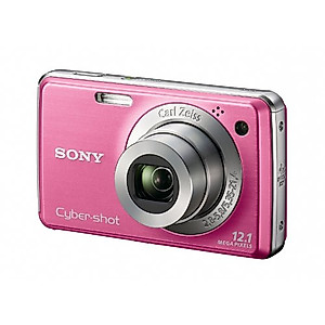 Sony Cybershot DSC-W220 12MP Digital Camera with 4x Optical Zoom with Super Steady Shot Image Stabilization (Light Pink) (OLD MODEL)