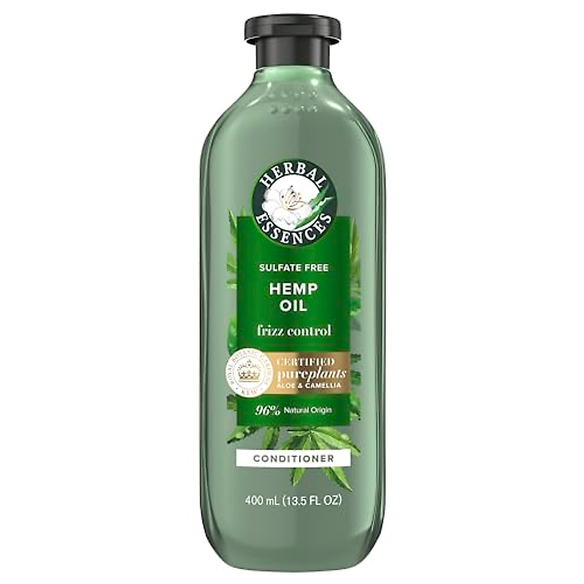 Herbal Essences bio:renew Hemp + Potent Aloe Conditioner for Frizz, 13.5 Fl Oz