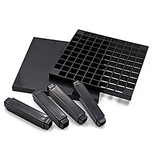 96 Hole Paint Brush Holder, 3 Pack Plastic Artist Pen Holder Pencil Holder Organizer for Pens Colored Pencils