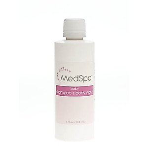 Medline MedSpa Baby Shampoo and Body Wash, 4-oz Flip-Top Bottle (Pack of 60)