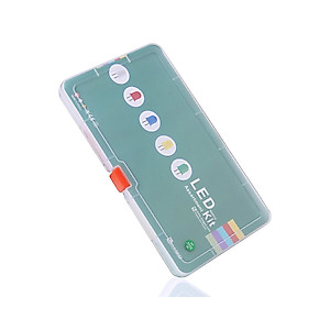 ELEGOO 3mm and 5mm Diffused and Clear Assorted LED Kit 5 Colors Pack of 600 Compatible with Arduino