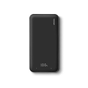 FiiO BTR5 Flagship Portable High-Fidelity Bluetooth Amplifier Bundle with EVA Travel Case, 6000mAh Portable Wireless Accessory (Black), Power Adapter, and USB-C Cable (5 Items)