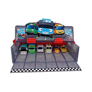 The Little Bus Tayo and Friends- Mini car Toy Storage and Racing Stadium for 26 Mini Cars with Handle…