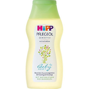 Hipp Baby Body Oil with Organic Almond Oil - 200 ml - German -