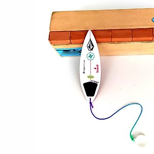 MAOERYAN Finger Surfboard/Rad Fingerboard Toy/Surf The Wind/Mini Board for Kids and Surfers Hone Surfer Skills