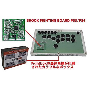 FightBox B1-PS Ultra-Thin All Buttons Leverless-Style Arcade Joystick Fight Stick Game Controller For PS4/PS3/PC Hot-Swap Cherry MX