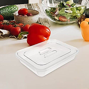 LIFKOME Cupcake Stand Plastic Catering Trays with Lids Chafing Dish Buffet Set Clear Food Display Box Bakery Pan Display Case Organizer for Business Buffet Tray Food Container Food Containers