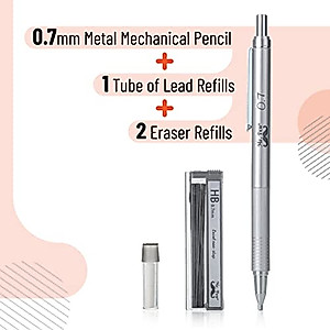 Mr. Pen- Mechanical Pencil, Metal, 0.7mm, Drafting Pencil, Metal Mechanical Pencils, 0.7 Mechanical Pencils, Metal Pencil, Drawing Pencil, Mechanical Pencil Pack